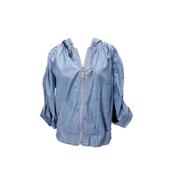 Jackets & Coats | 9s Gathered Light Weight Denim Jacket | Poshmark